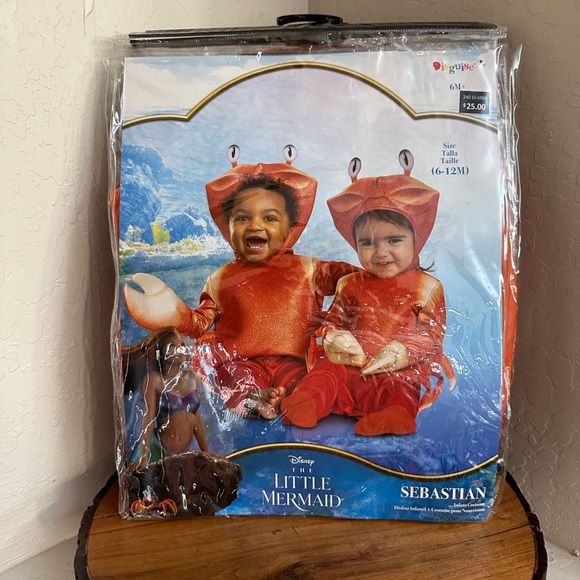 Disney | Costumes | Disneys The Little Mermaid Sebastian Costume | Poshmark